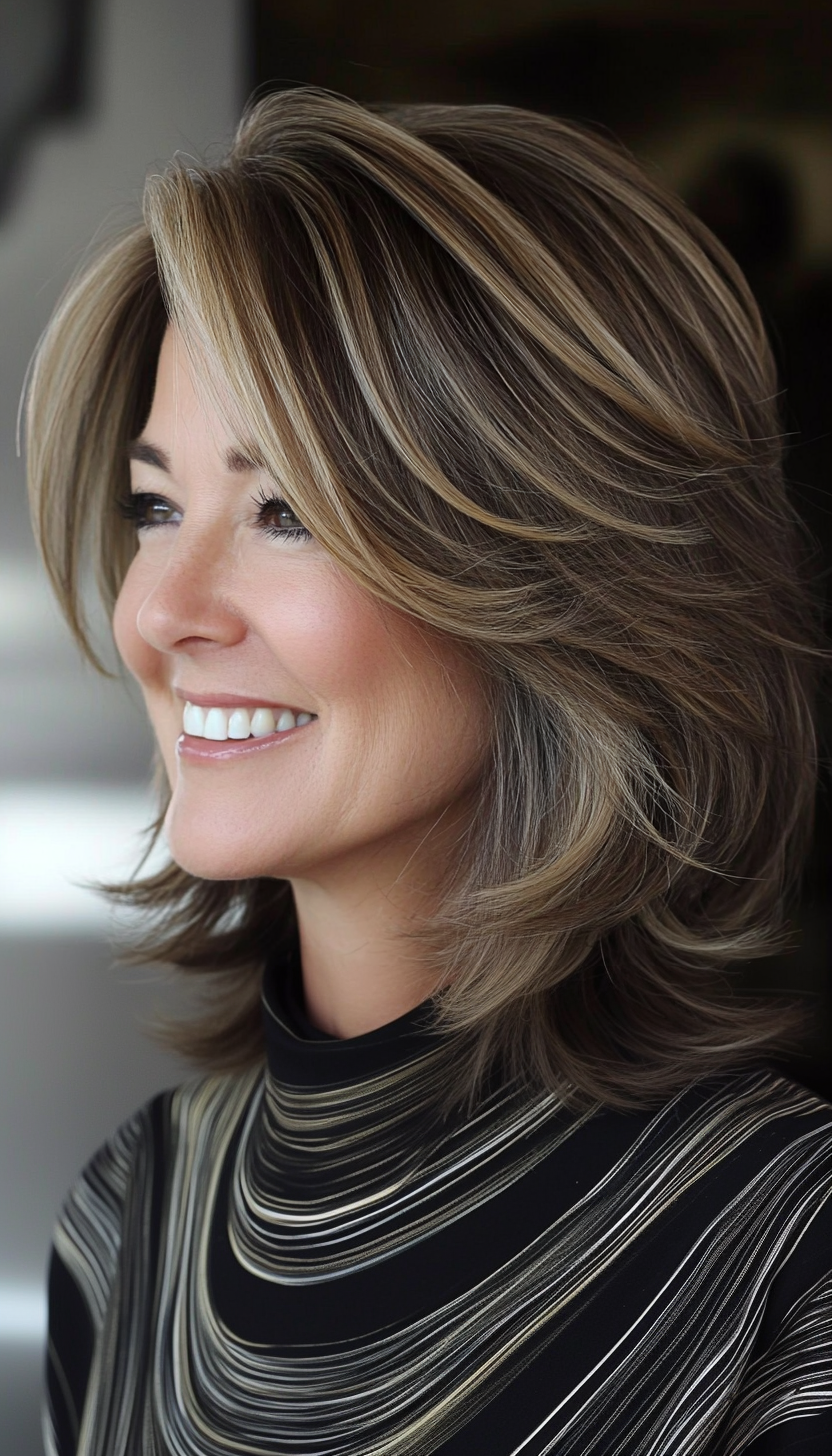 27 Stunning Medium Length Hairstyles for Women Over 40 in 2025
