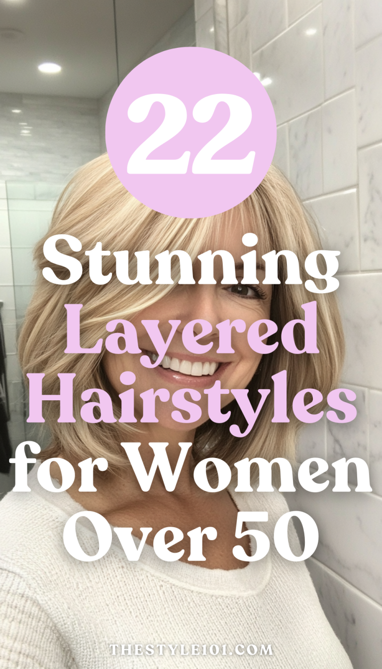 27 Stunning Layered Hairstyles for Women Over 50 in 2025